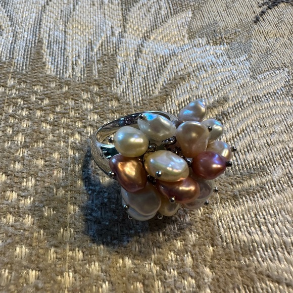 Honora | Jewelry | Honora Keshi Freshwater Pearl Cluster Ring In Light ...